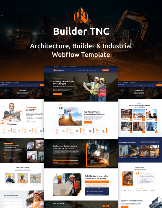 Builder TNC - Construction HTML5 Responsive Website Template