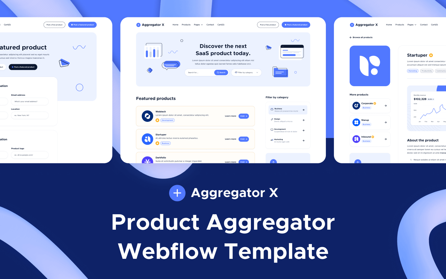 Aggregator X - Directory HTML5 Responsive Website Template