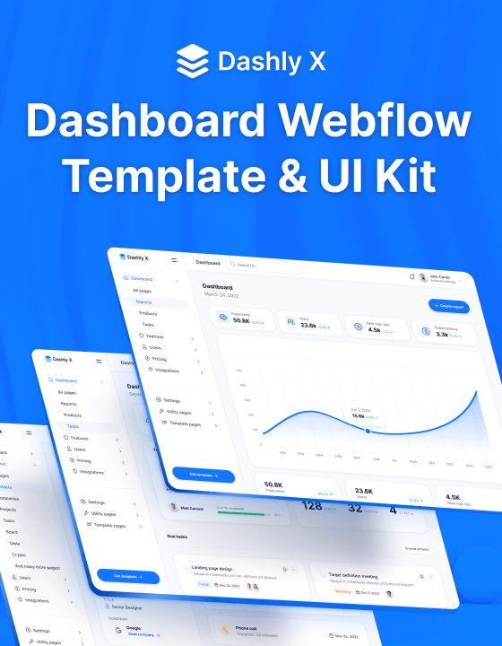 Dashly X - Dashboard HTML5 Responsive Website Template