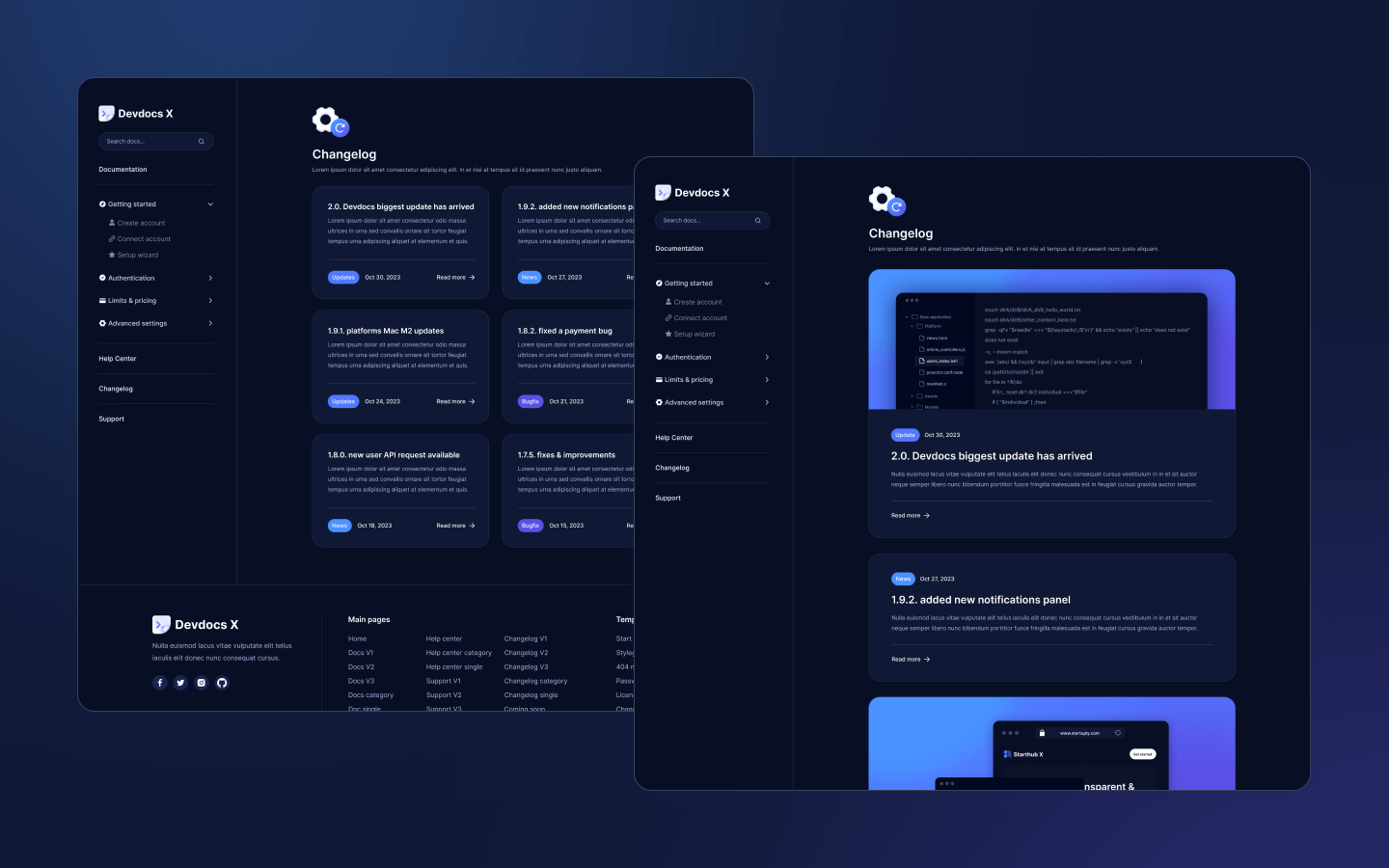 Devdocs X - Documentation HTML5 Responsive Website Template