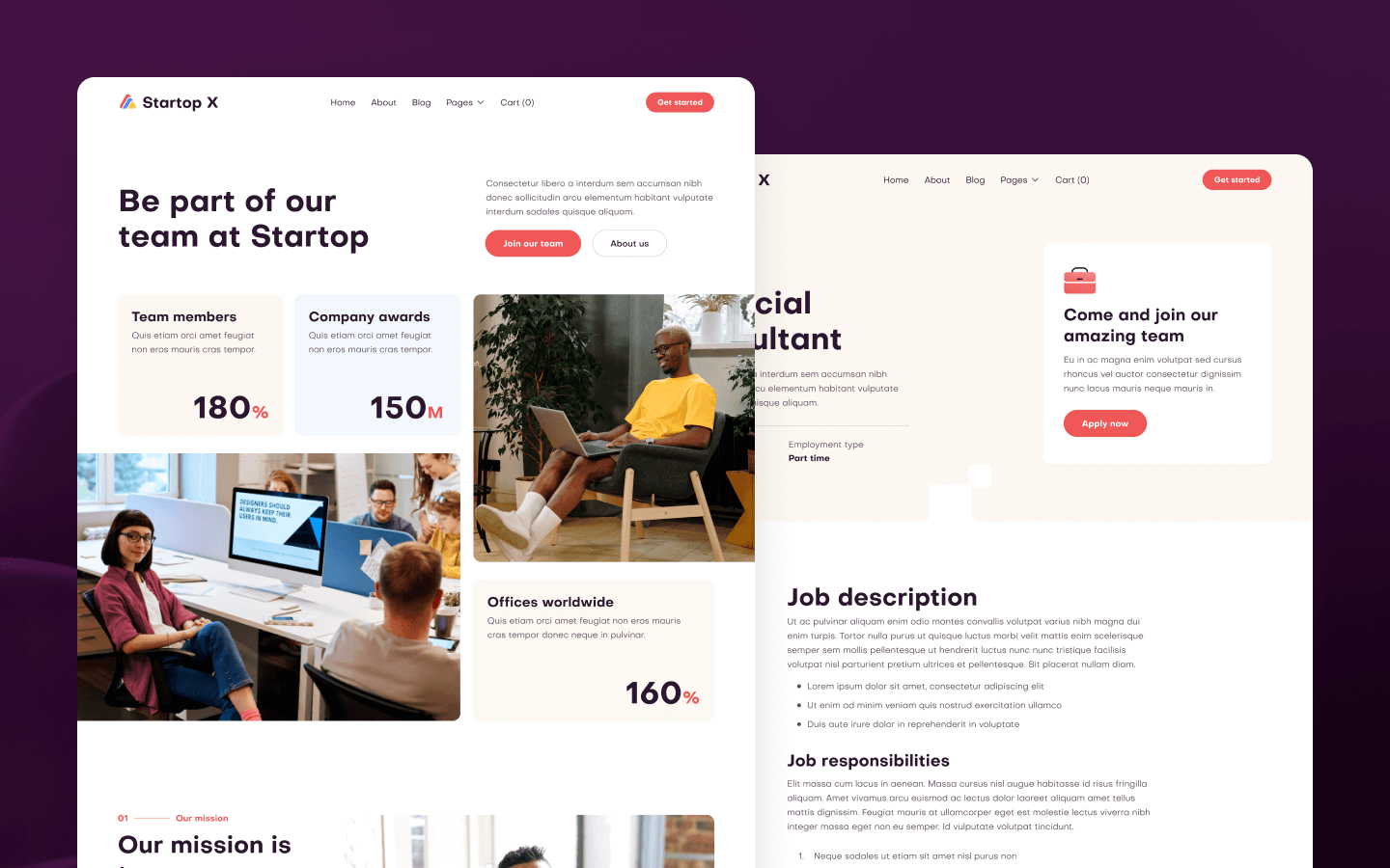Startop X - Startup HTML5 Responsive Website Template