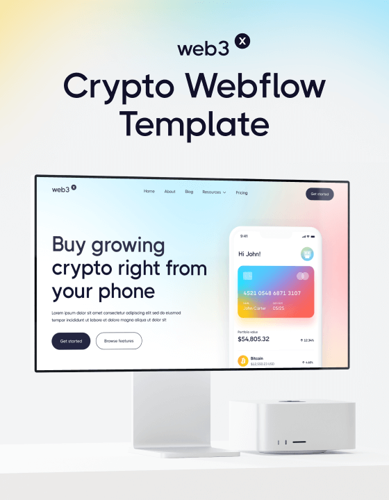 Web3 X - App HTML5 Responsive Website Template