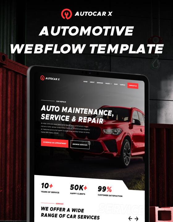 Autocar X - Automotive HTML5 Responsive Website Template