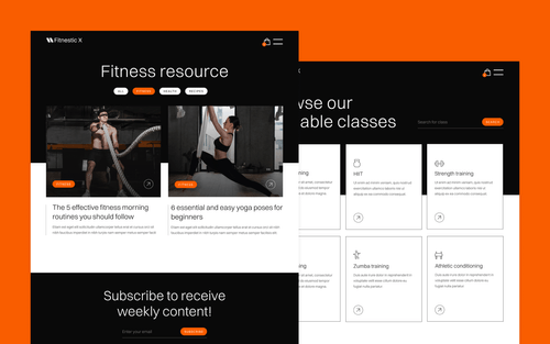 Fitnestic X - Fitness HTML5 Responsive Website Template