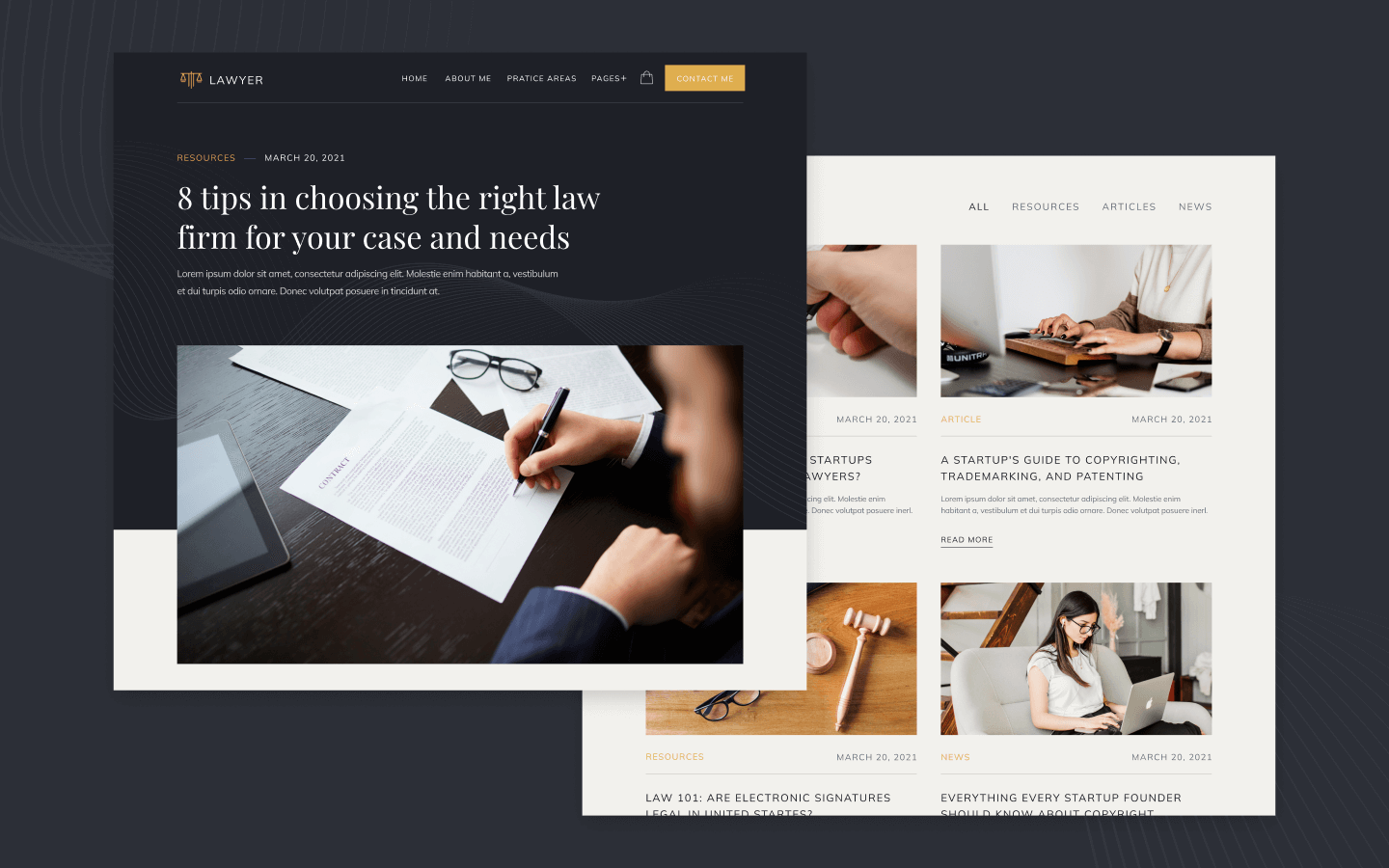 Lawyer - Attorney HTML5 Responsive Website Template