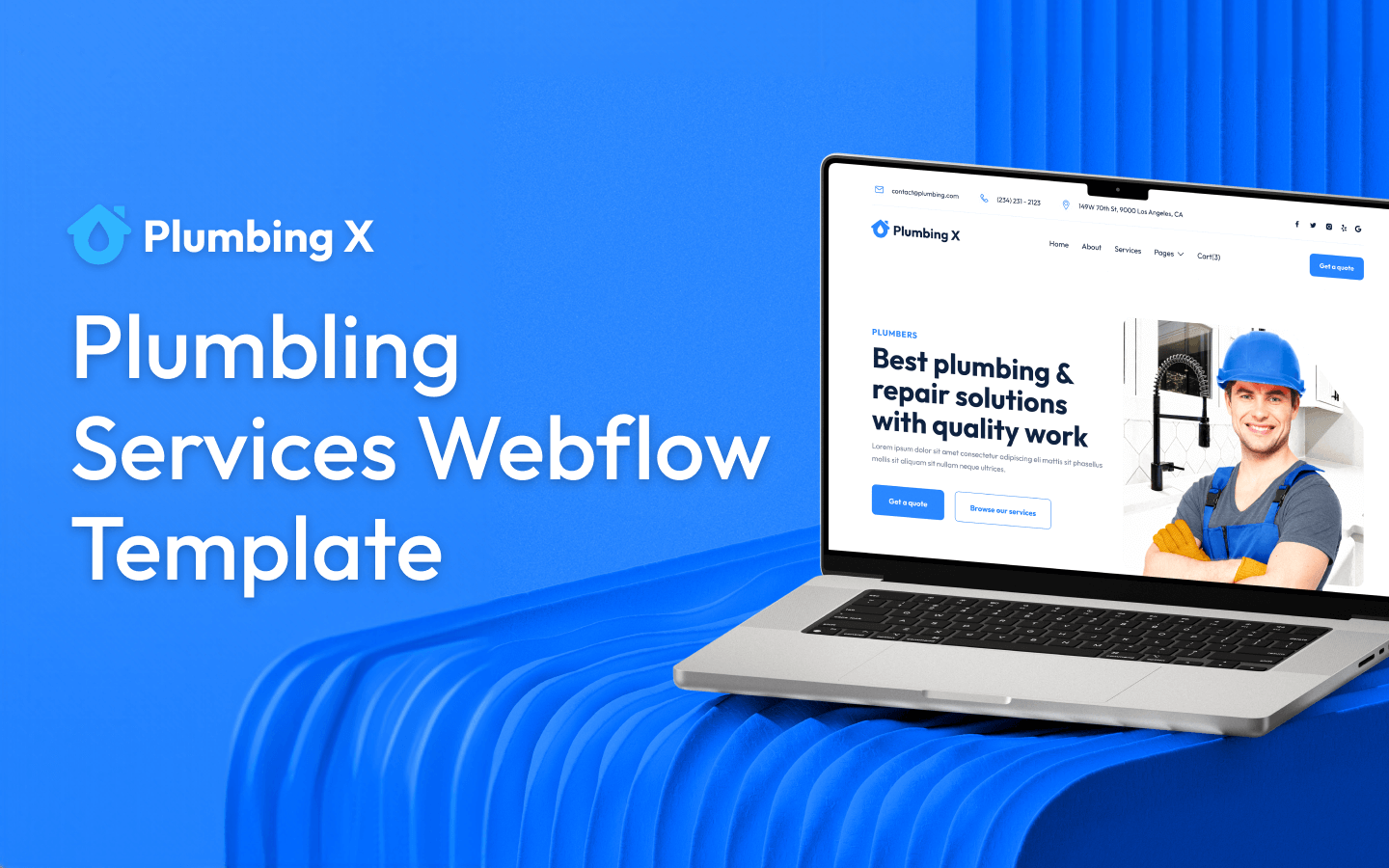 Plumbing X - Construction HTML5 Responsive Website Template