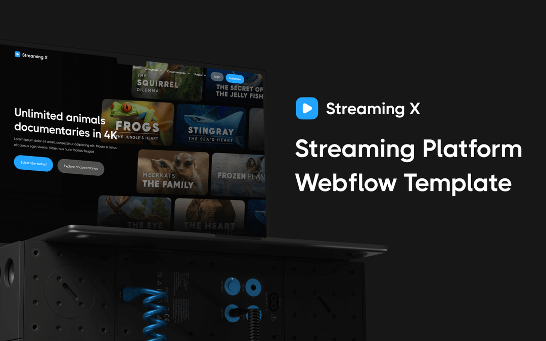 Streaming X - App HTML5 Responsive Website Template
