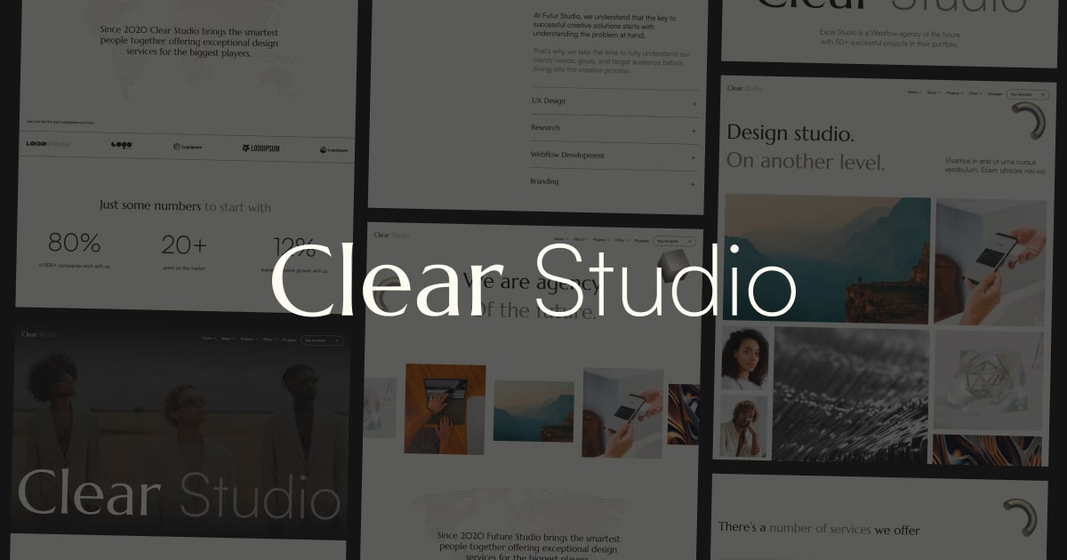 Clear Studio - Agency HTML5 Responsive Website Template