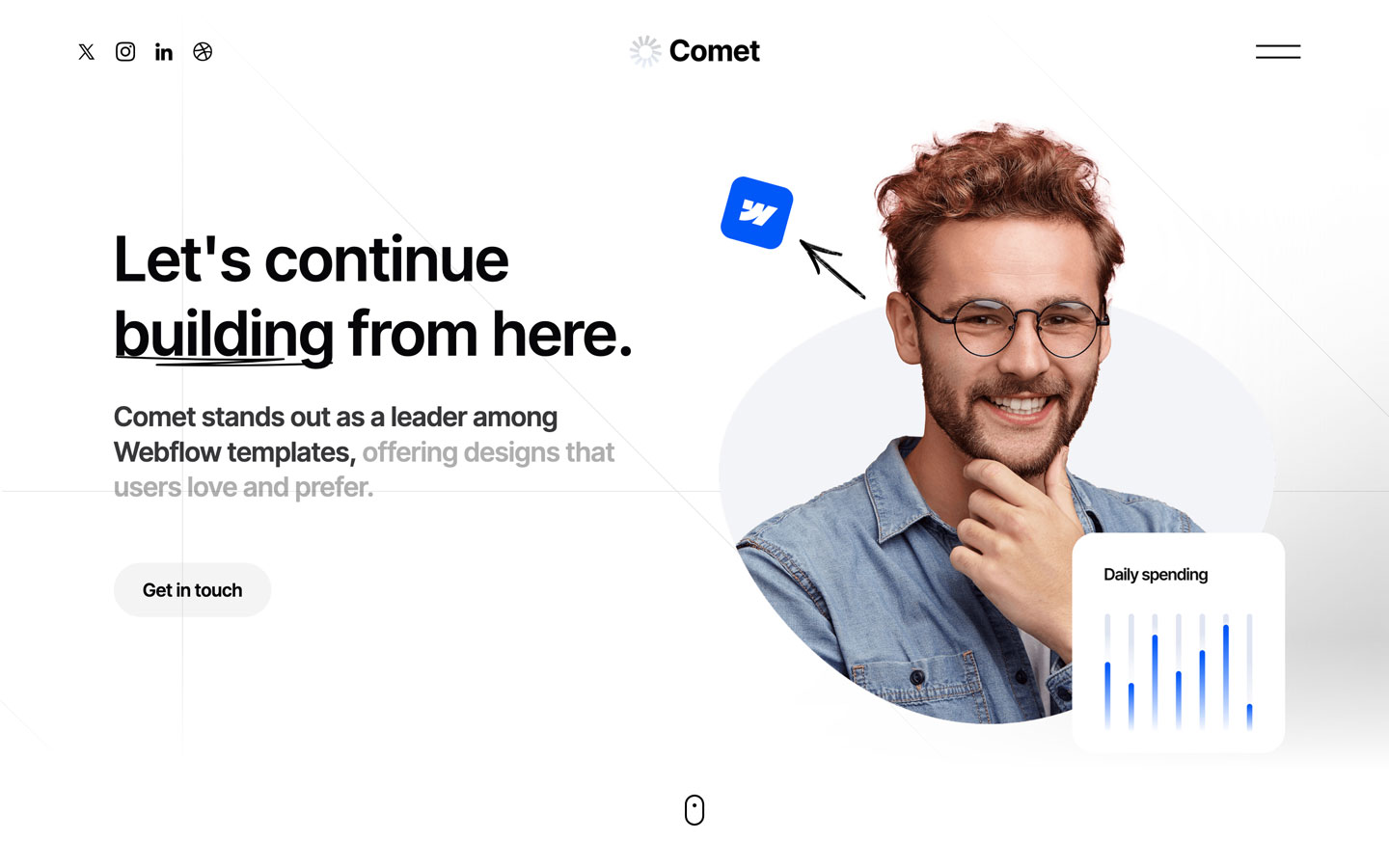 Cometa - Startup HTML5 Responsive Website Template