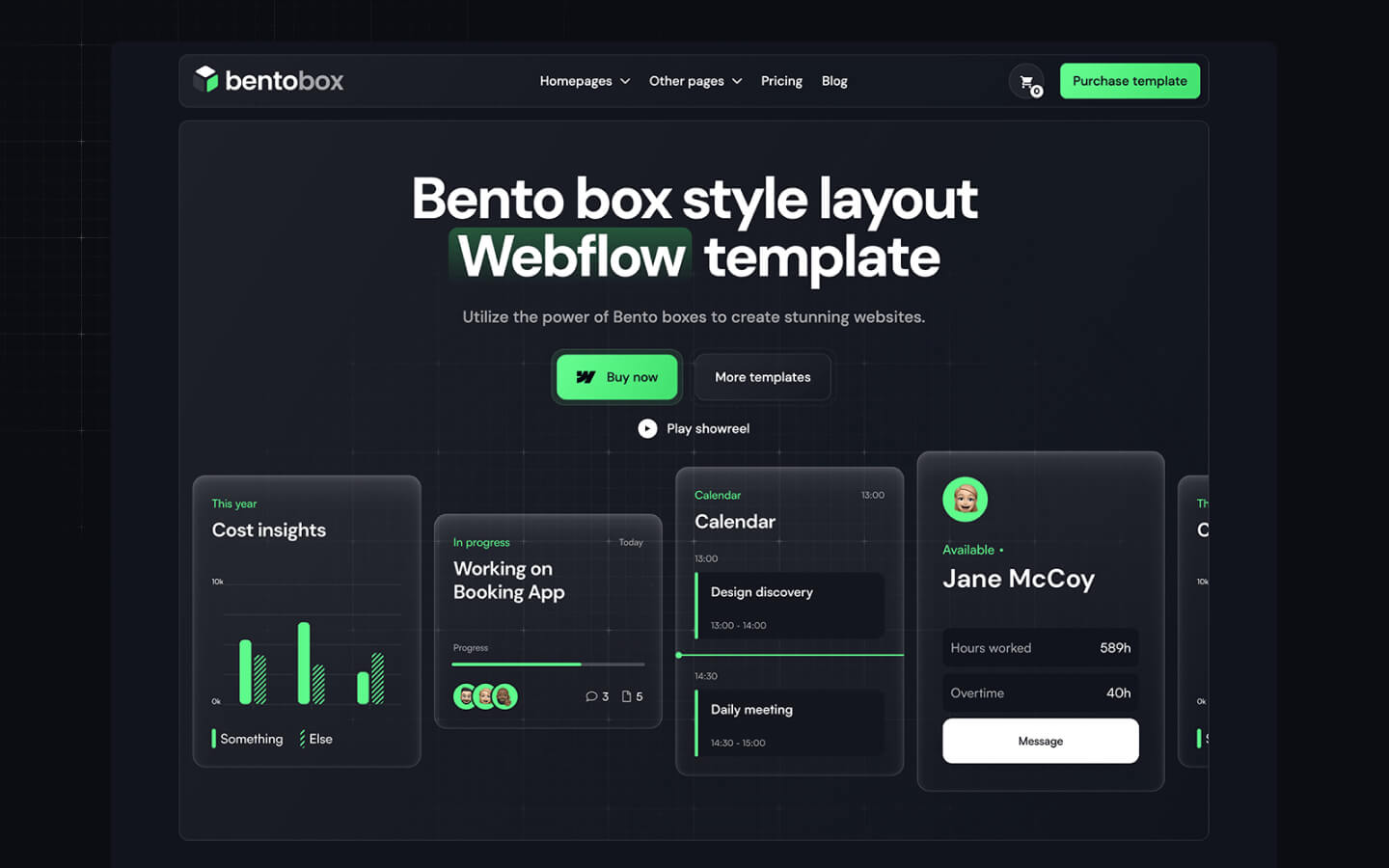 Bentobox - SaaS HTML5 Responsive Website Template