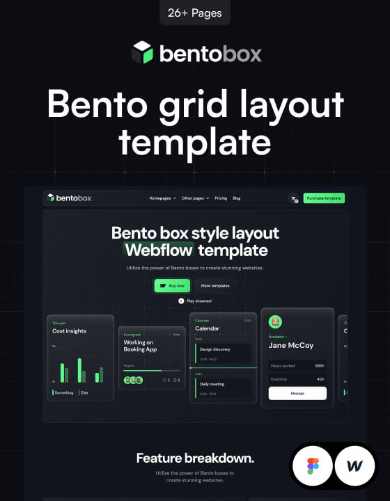Bentobox - SaaS HTML5 Responsive Website Template