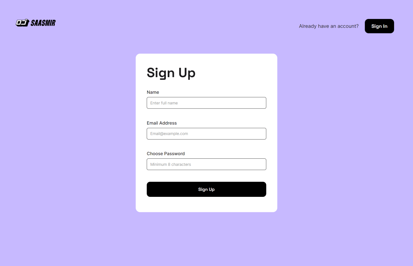 Sasmir - SaaS HTML5 Responsive Website Template
