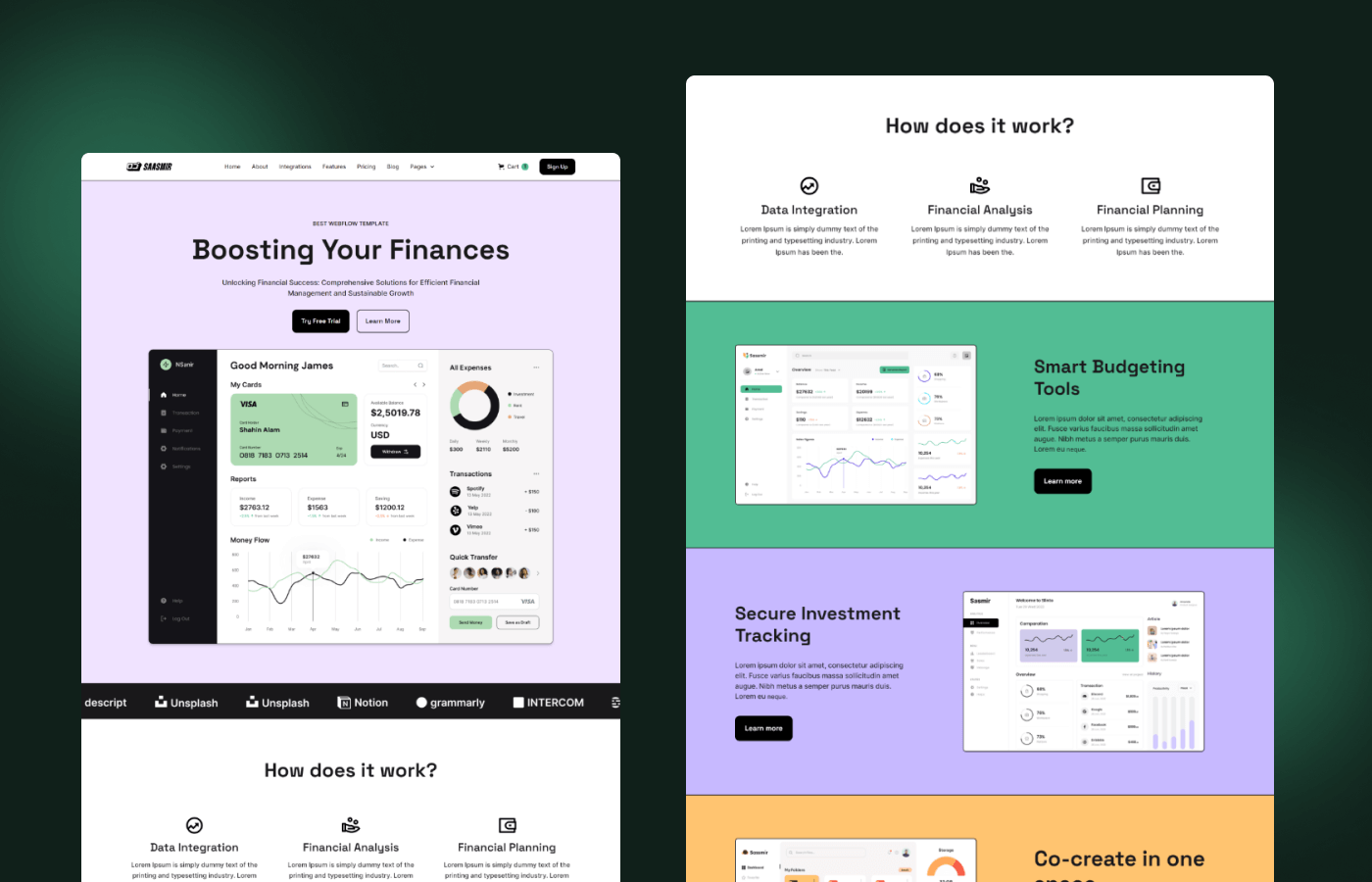 Sasmir - SaaS HTML5 Responsive Website Template