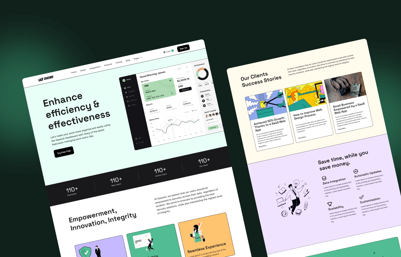 Sasmir - SaaS HTML5 Responsive Website Template
