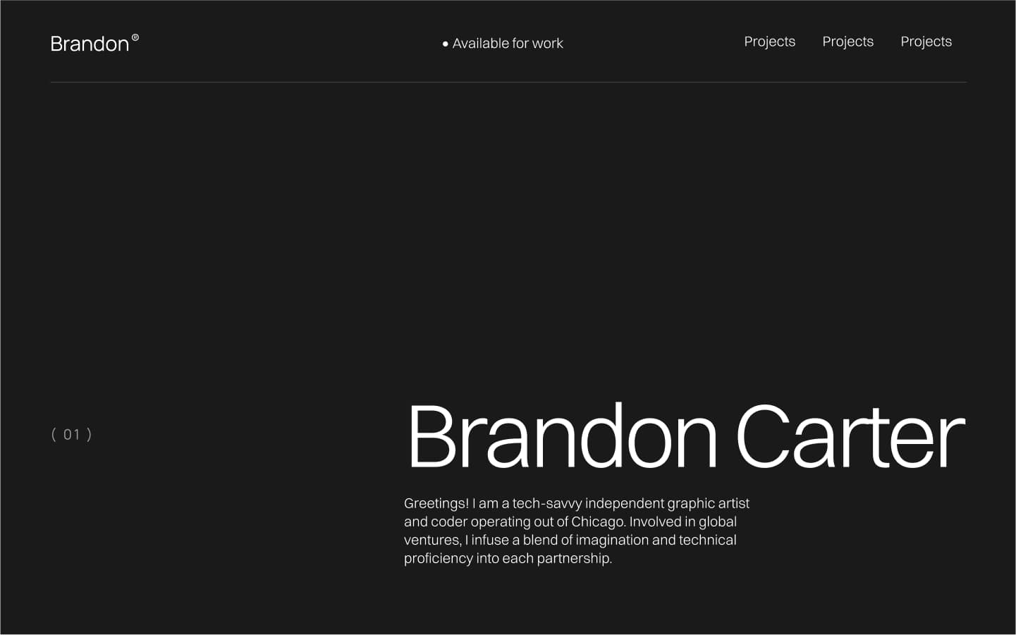 Brandon - Portfolio HTML5 Responsive Website Template