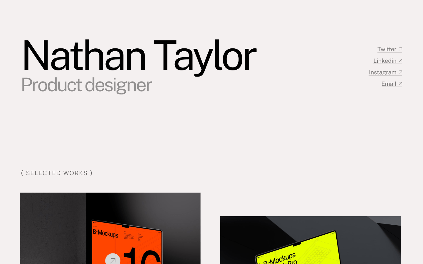 Nathan - Portfolio HTML5 Responsive Website Template