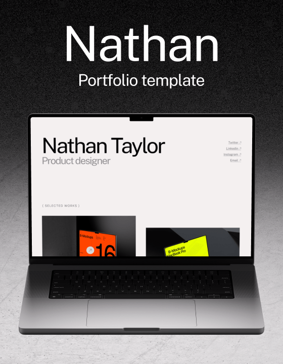 Nathan - Portfolio HTML5 Responsive Website Template