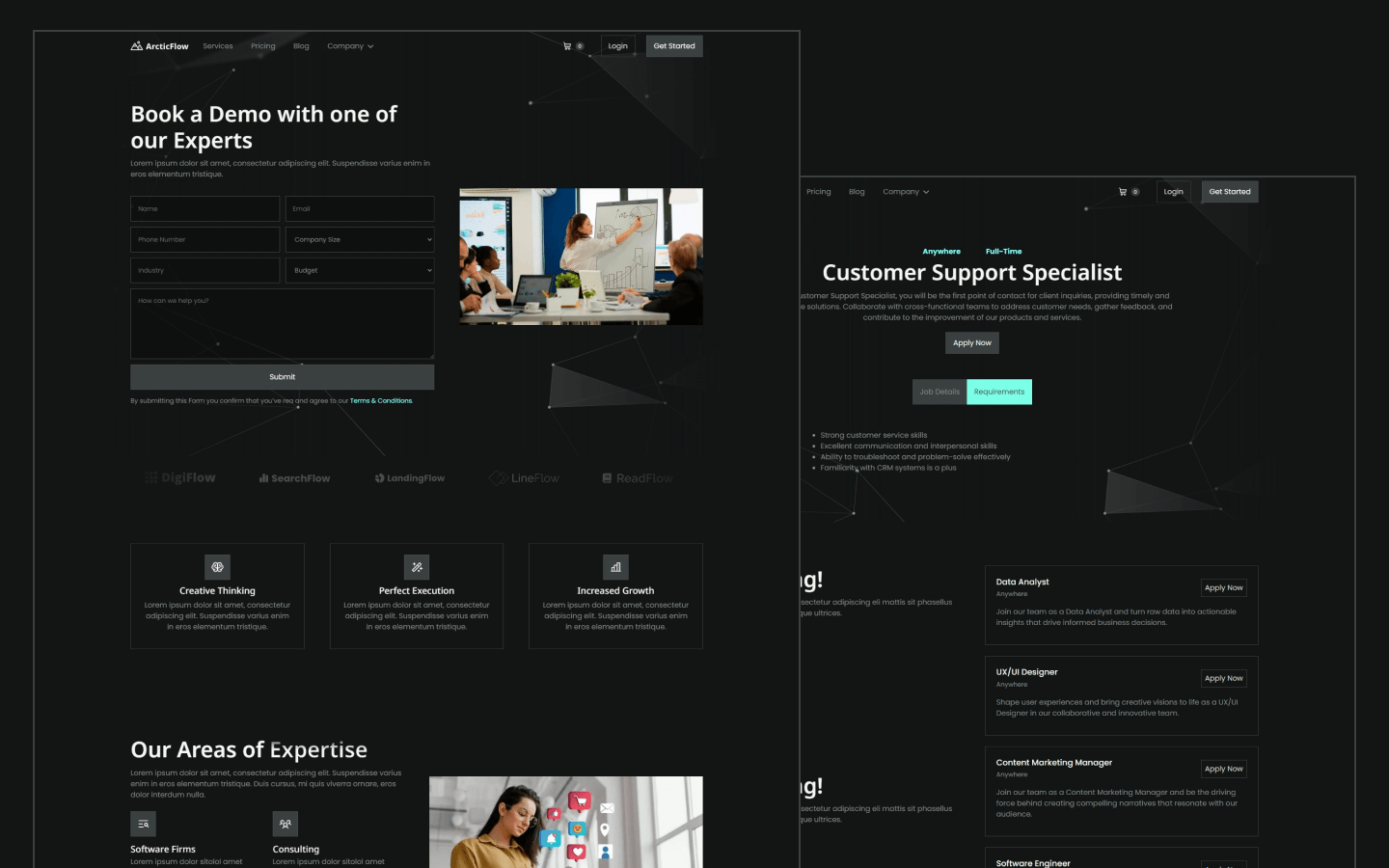 ArcticFlow - Marketing HTML5 Responsive Website Template