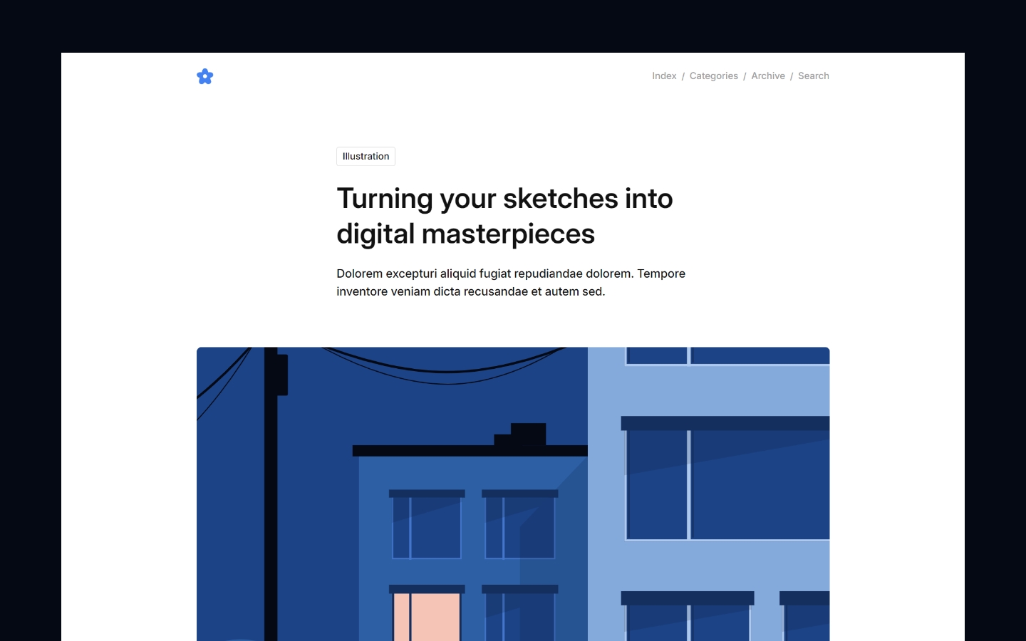 Imprint - Blog HTML5 Responsive Website Template