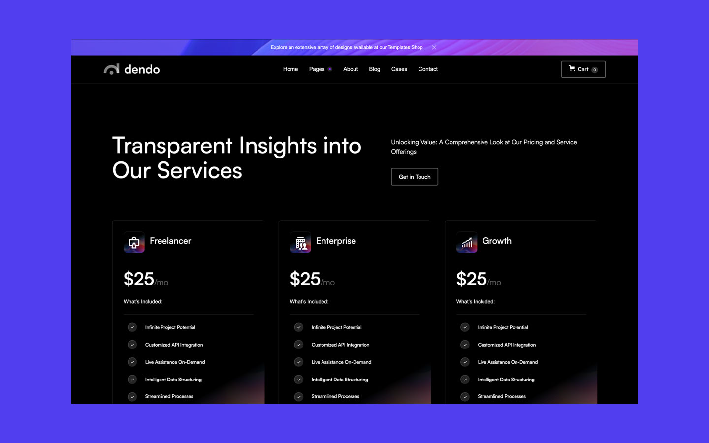 Dendo - Agency HTML5 Responsive Website Template
