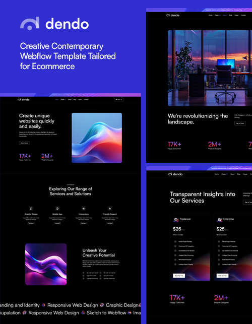 Dendo - Agency HTML5 Responsive Website Template