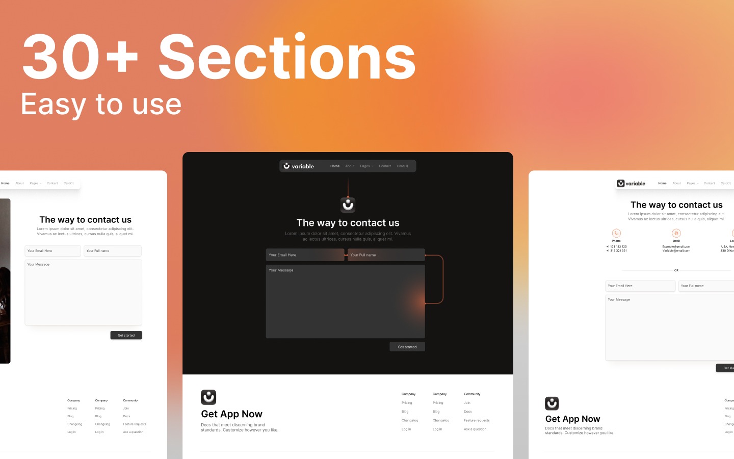 Variable - SaaS HTML5 Responsive Website Template