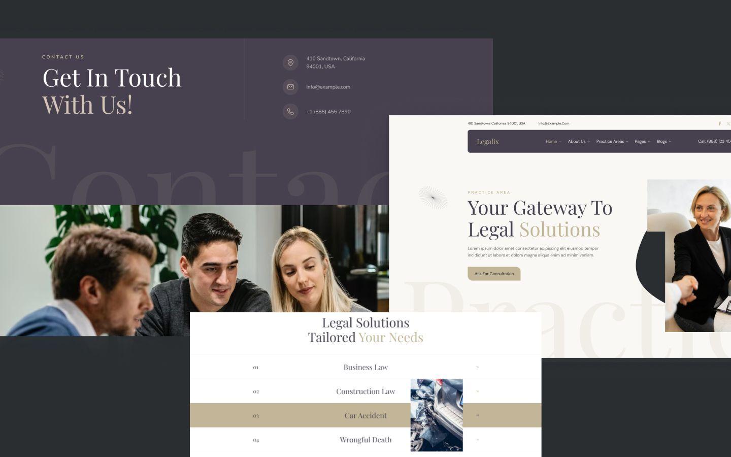 Legalix - Law Firm HTML5 Responsive Website Template