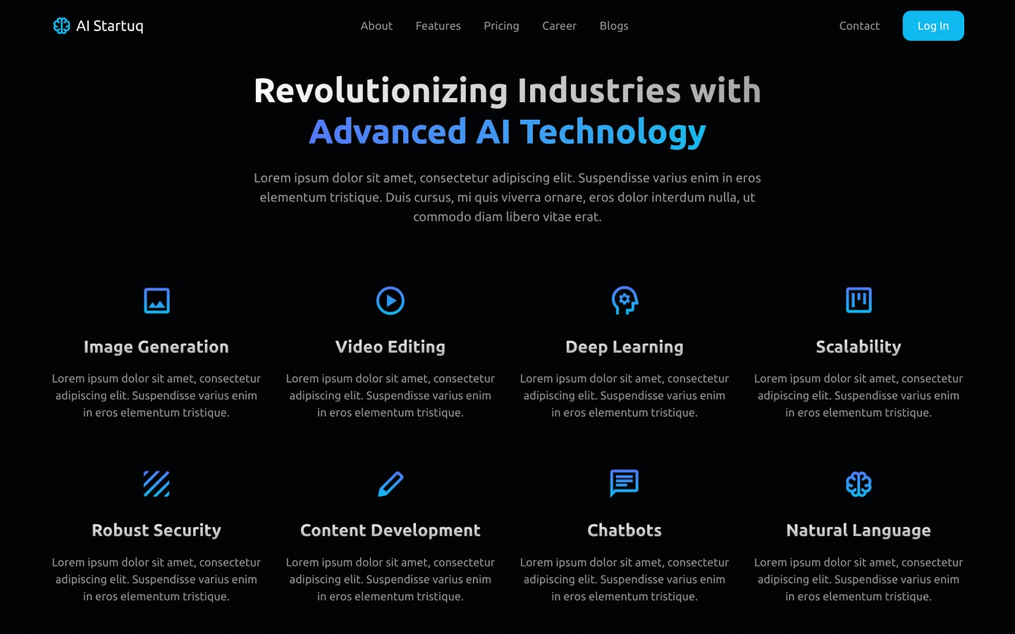 Ai Startuq - Startup HTML5 Responsive Website Template