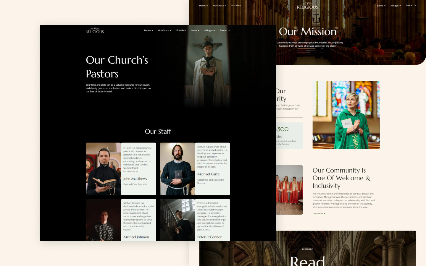 Religious 128 - Church HTML5 Responsive Website Template