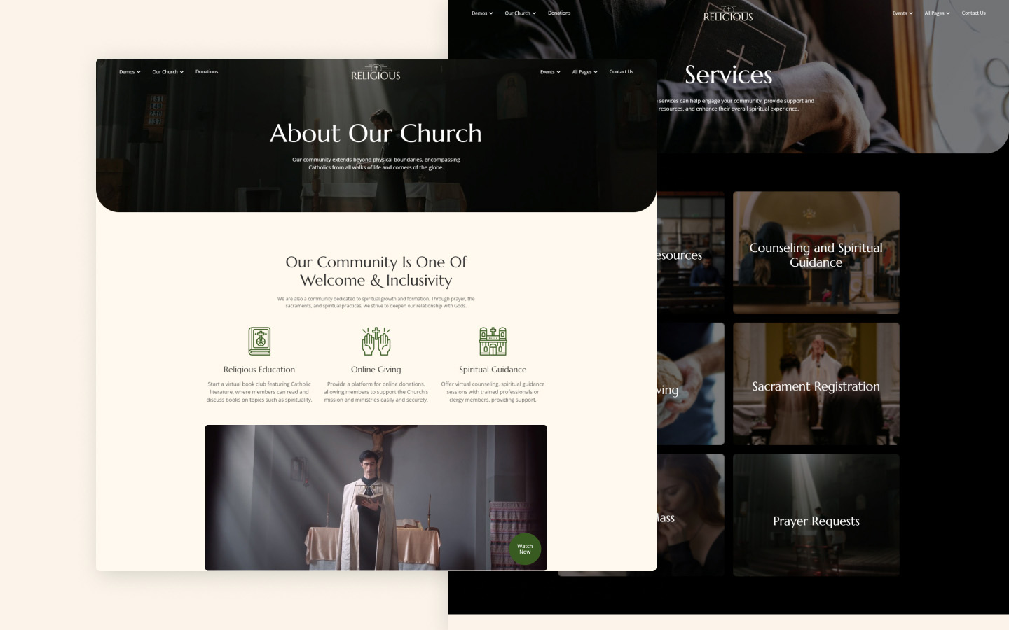 Religious 128 - Church HTML5 Responsive Website Template