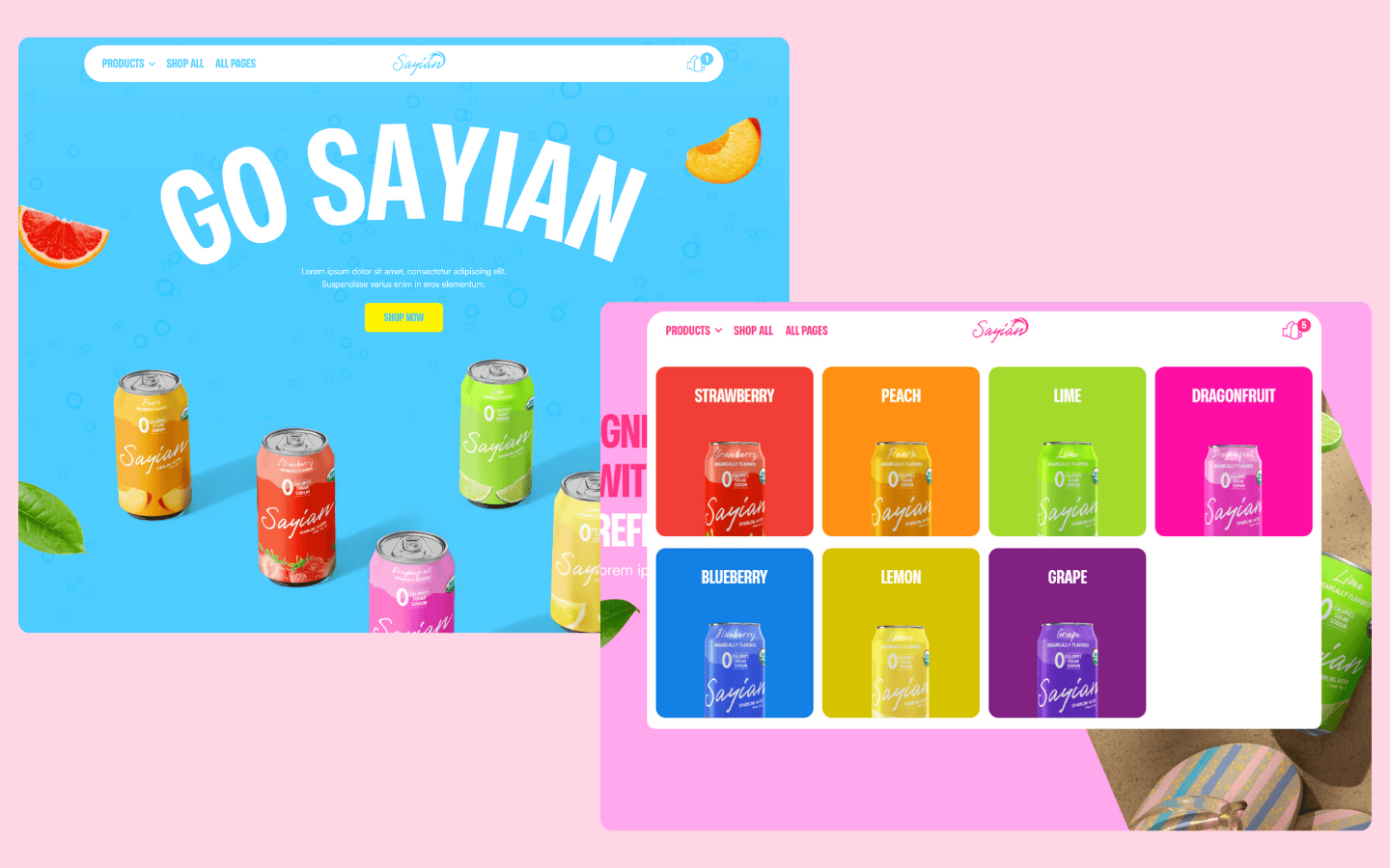 Sayian Drinks - Shop HTML5 Responsive Website Template