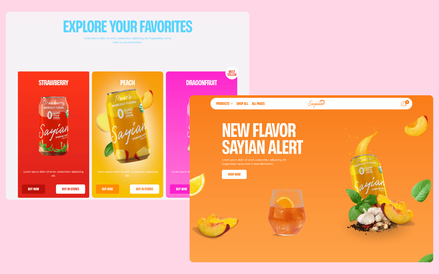 Sayian Drinks - Shop HTML5 Responsive Website Template