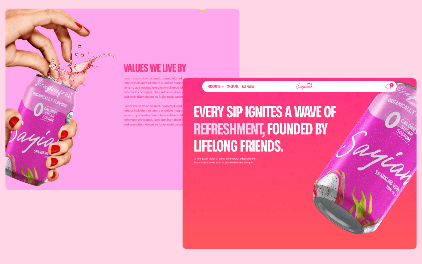 Sayian Drinks - Shop HTML5 Responsive Website Template