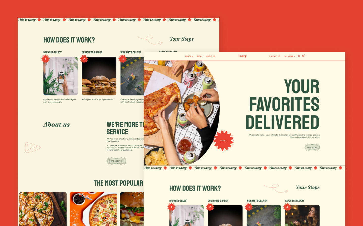 Tasty - Food HTML5 Responsive Website Template