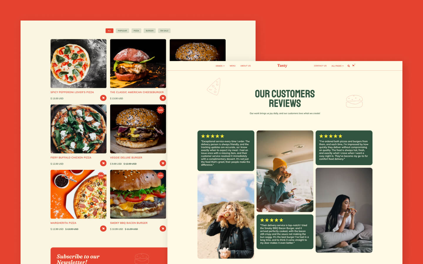 Tasty - Food HTML5 Responsive Website Template