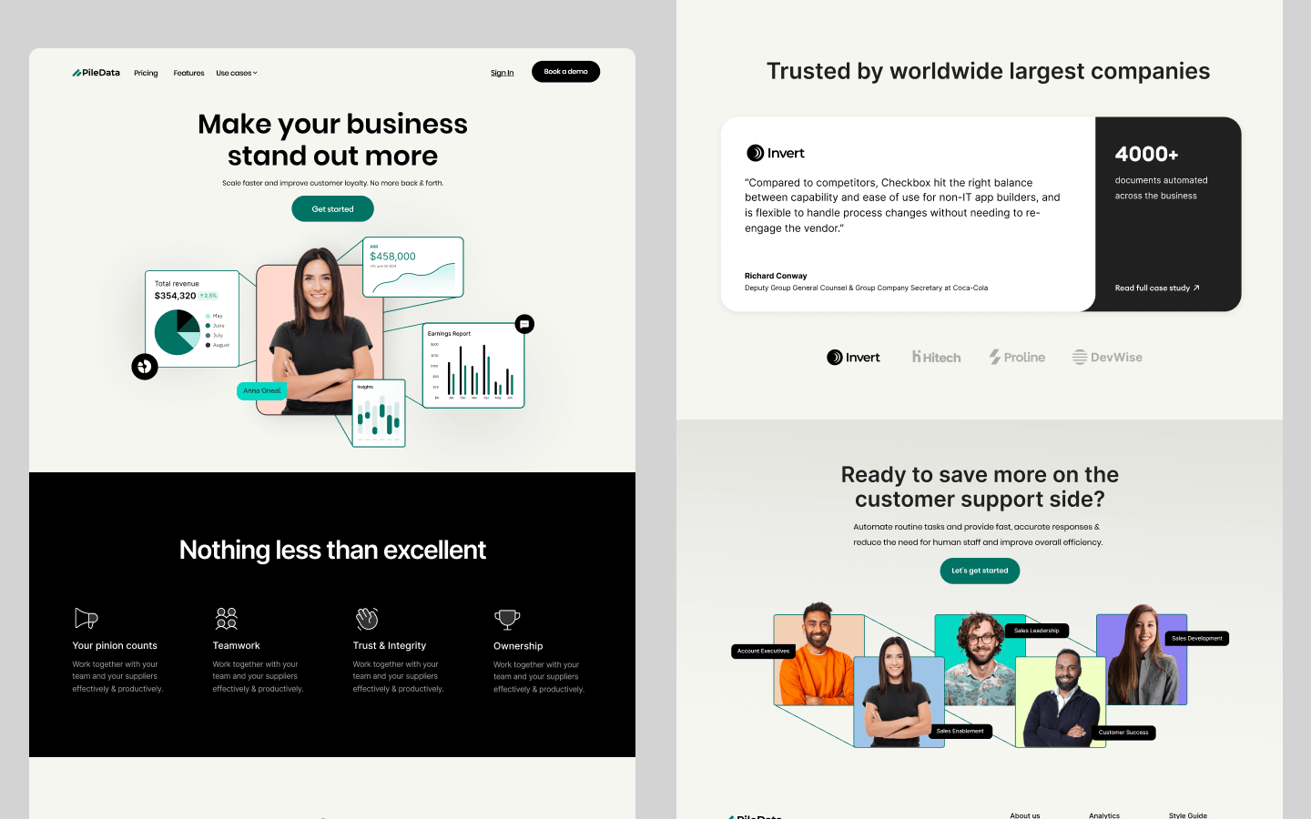 PileData - Marketing HTML5 Responsive Website Template