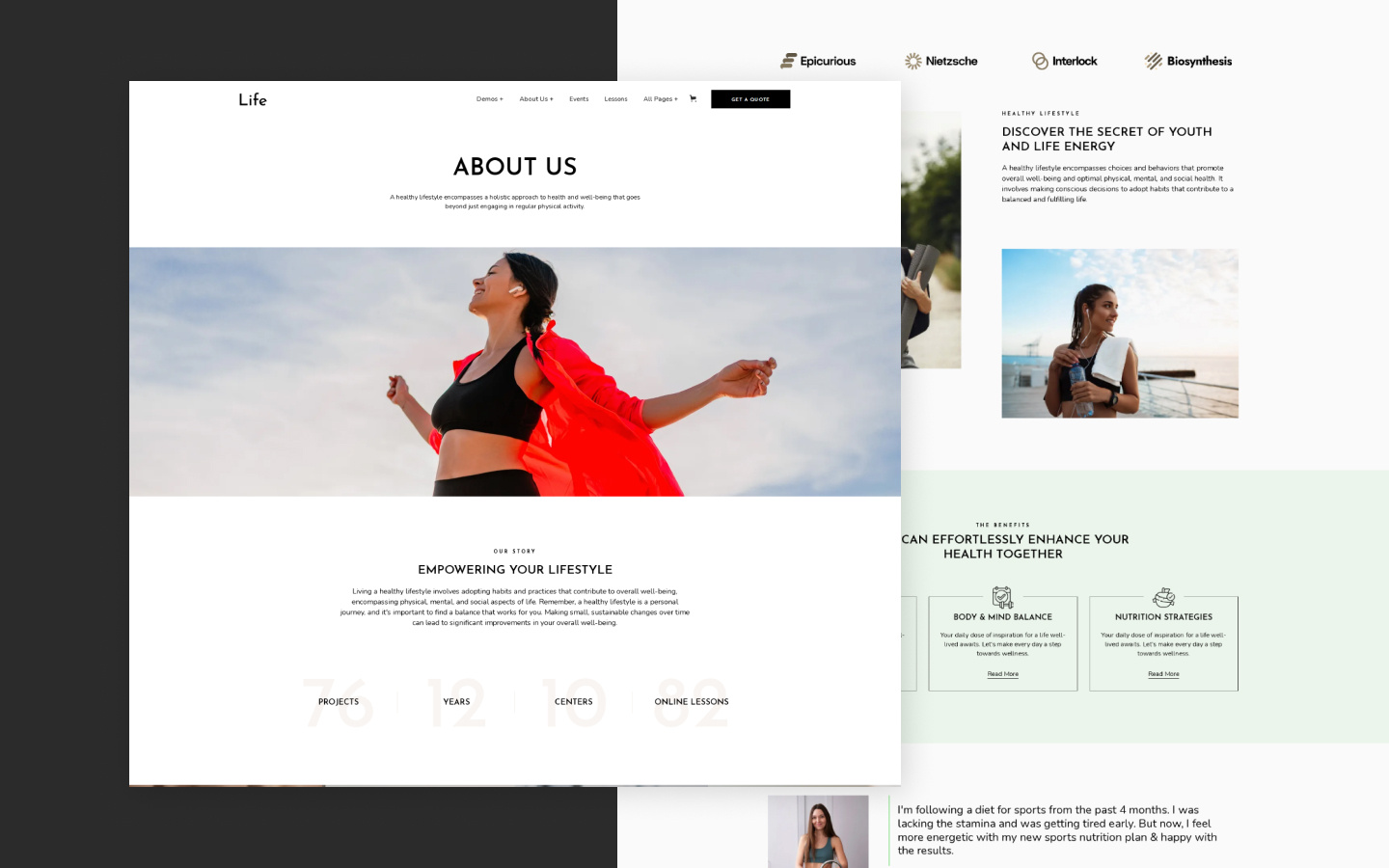 Life 128 - Wellness HTML5 Responsive Website Template