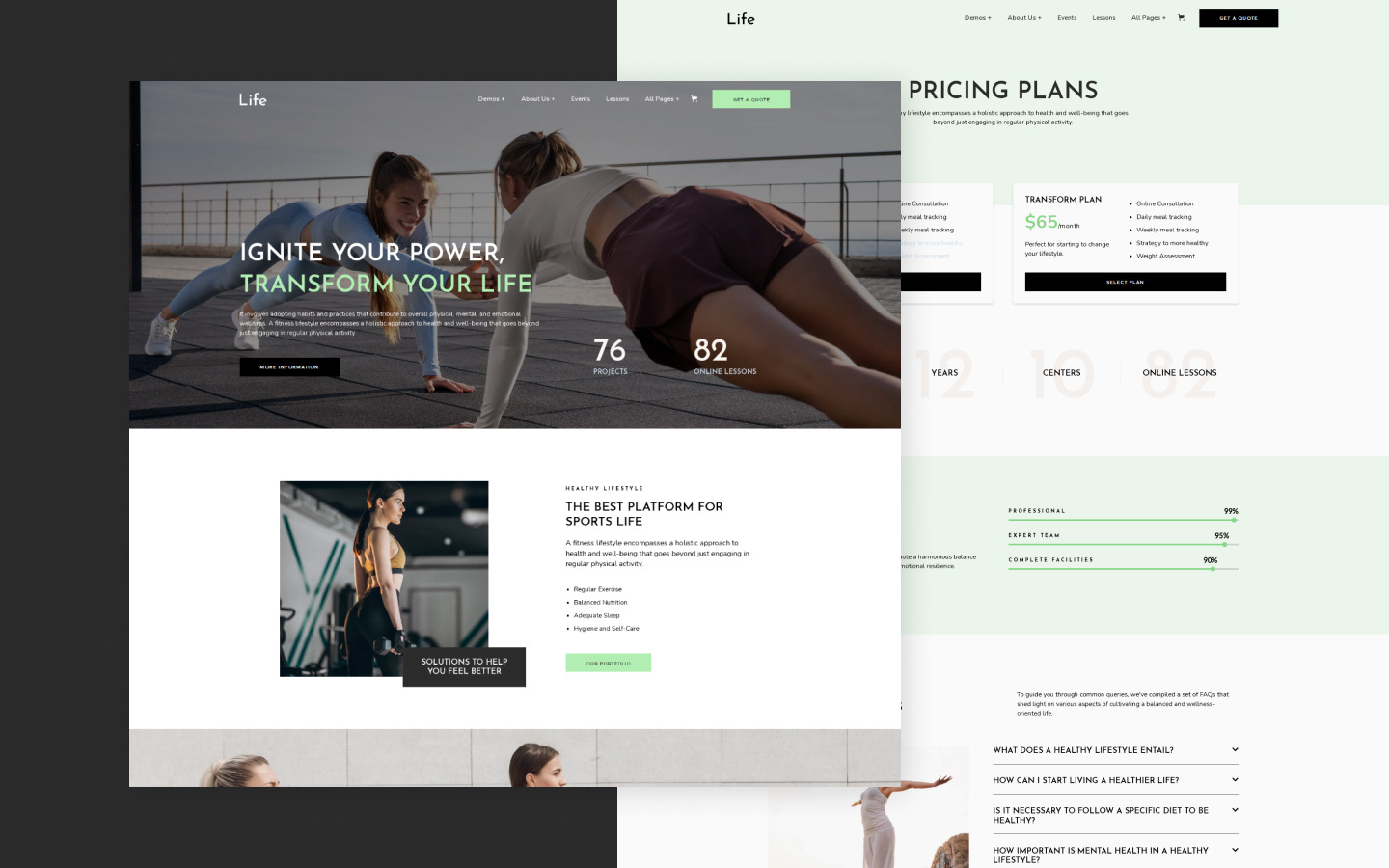 Life 128 - Wellness HTML5 Responsive Website Template