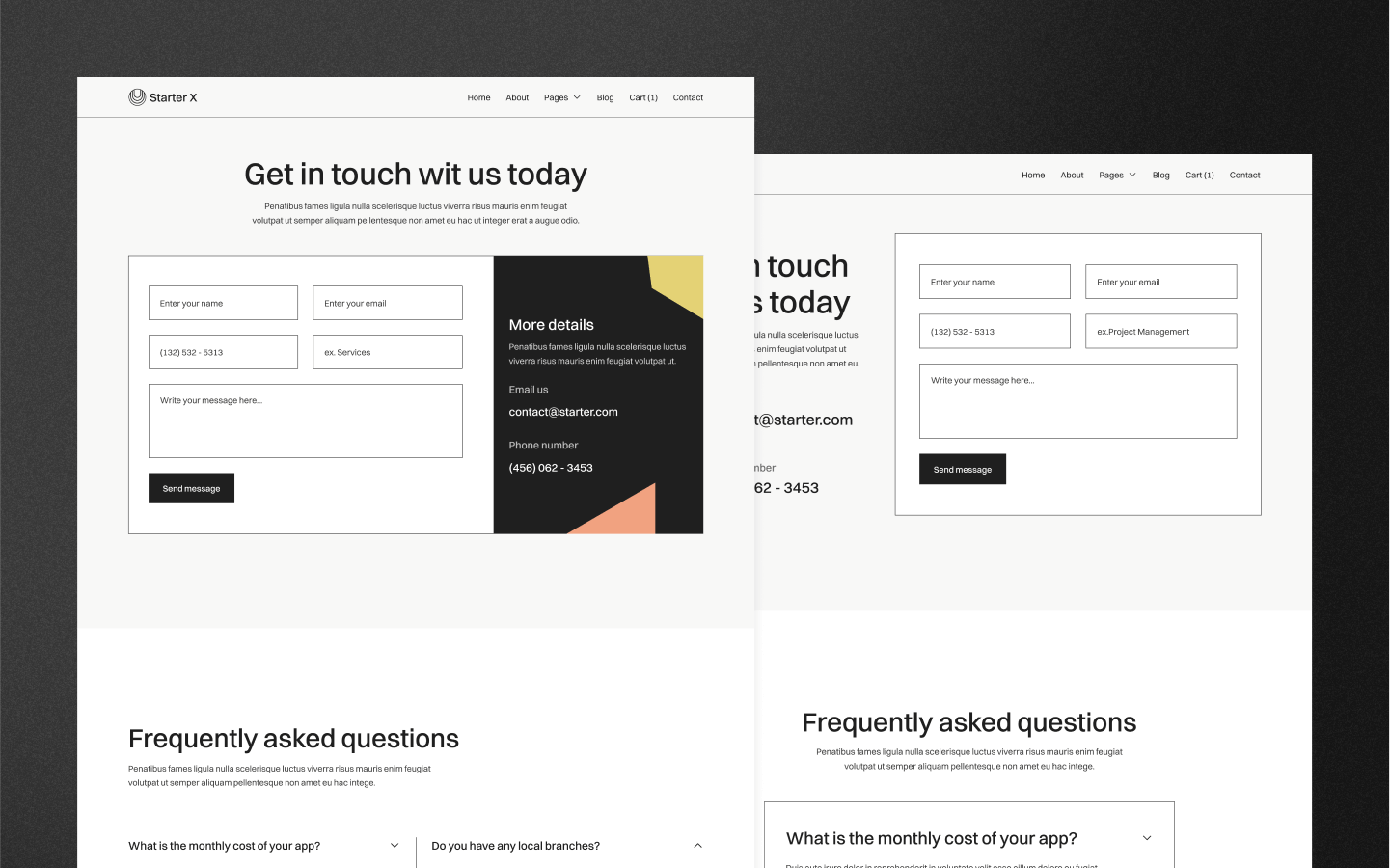 Starter X - Startup HTML5 Responsive Website Template