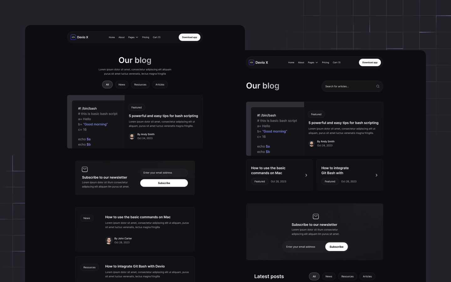 Devio X - Software HTML5 Responsive Website Template