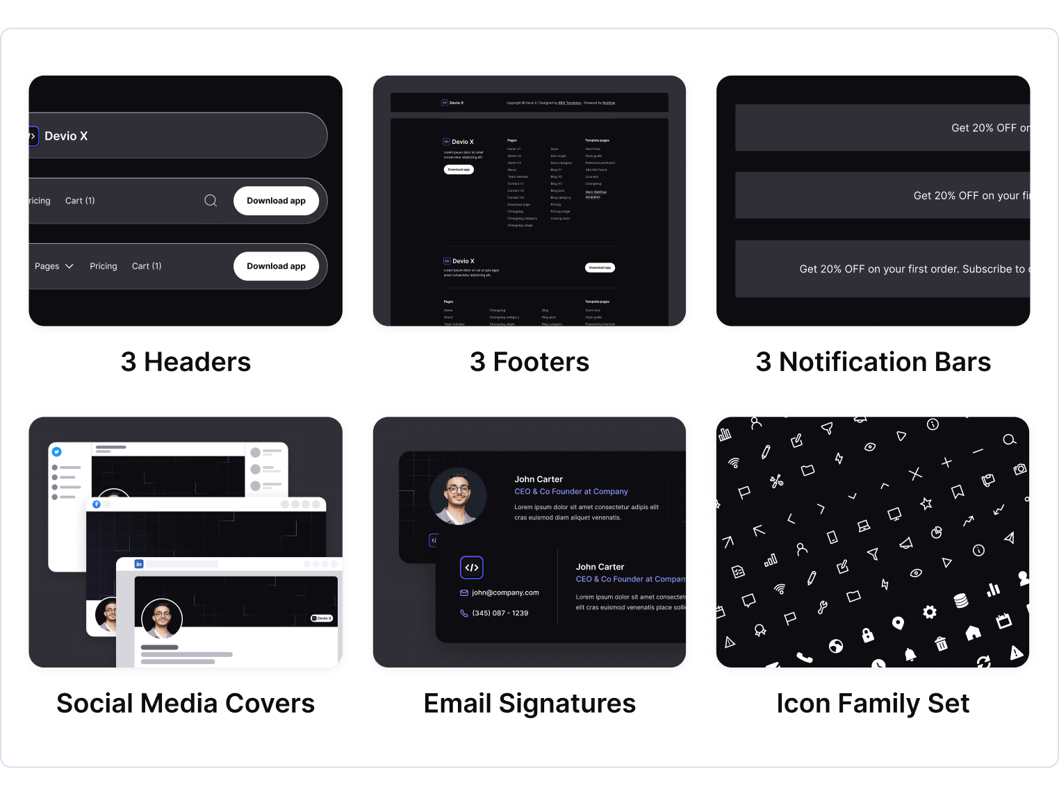 Devio X - Software HTML5 Responsive Website Template