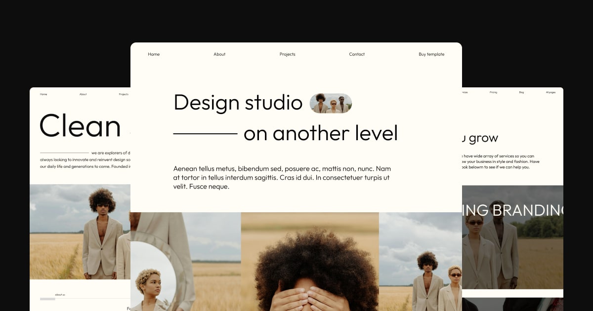 Clean Studio - Agency HTML5 Responsive Website Template