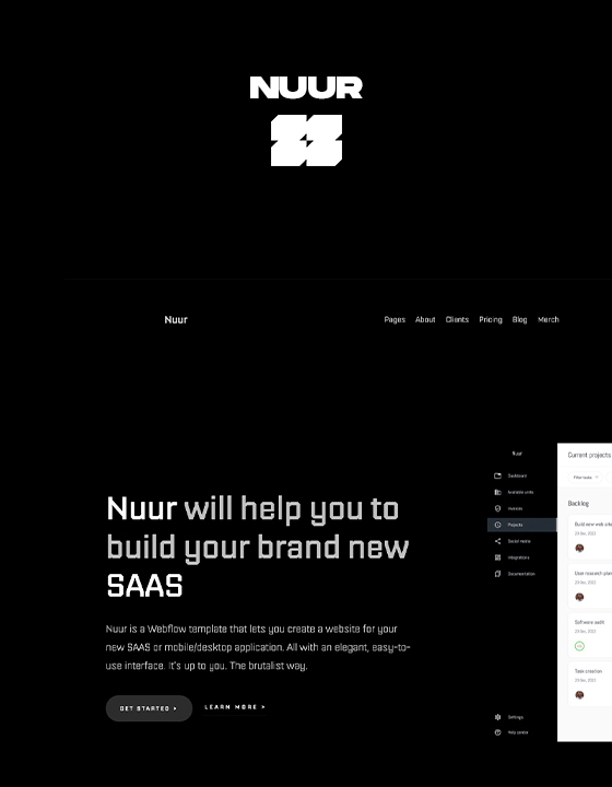 Nuur - SaaS HTML5 Responsive Website Template