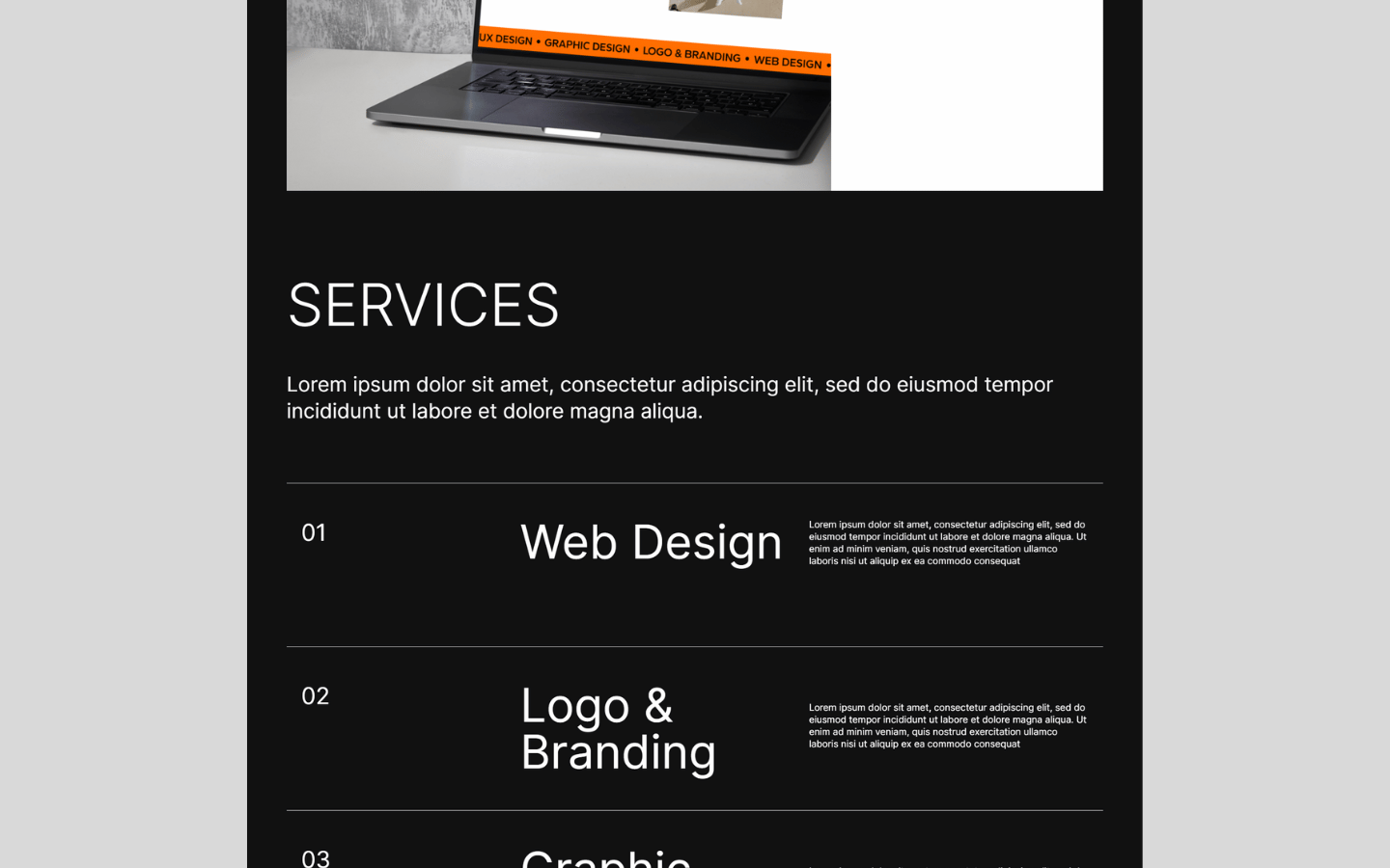 George Osward - Portfolio HTML5 Responsive Website Template