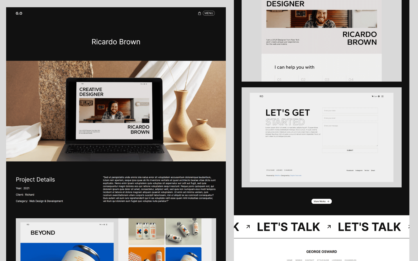 George Osward - Portfolio HTML5 Responsive Website Template