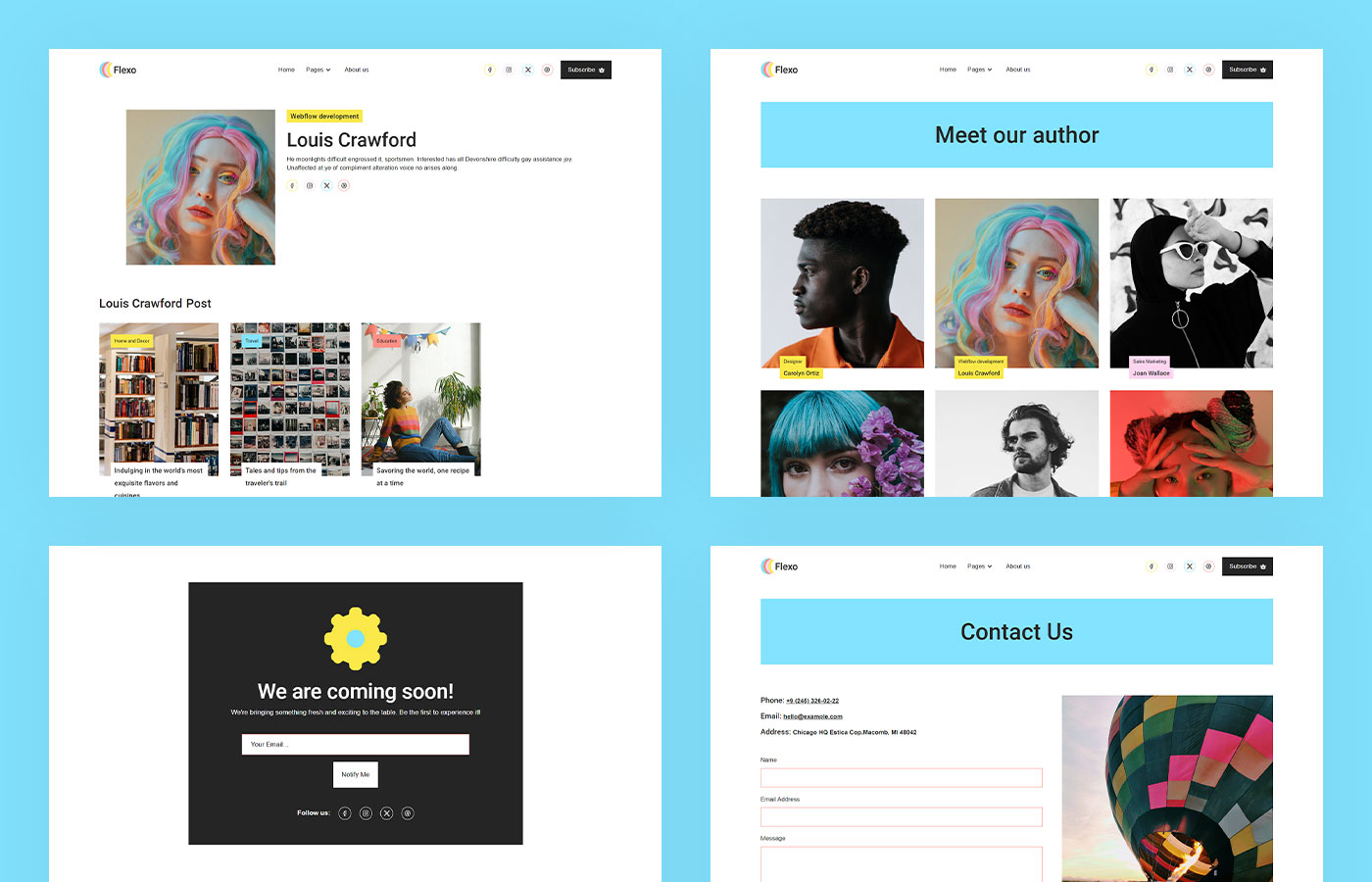 Flexo - Blog HTML5 Responsive Website Template