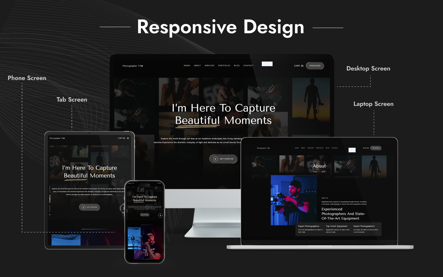 Photographer Ecommerce TNC - Photography HTML5 Responsive Website Template