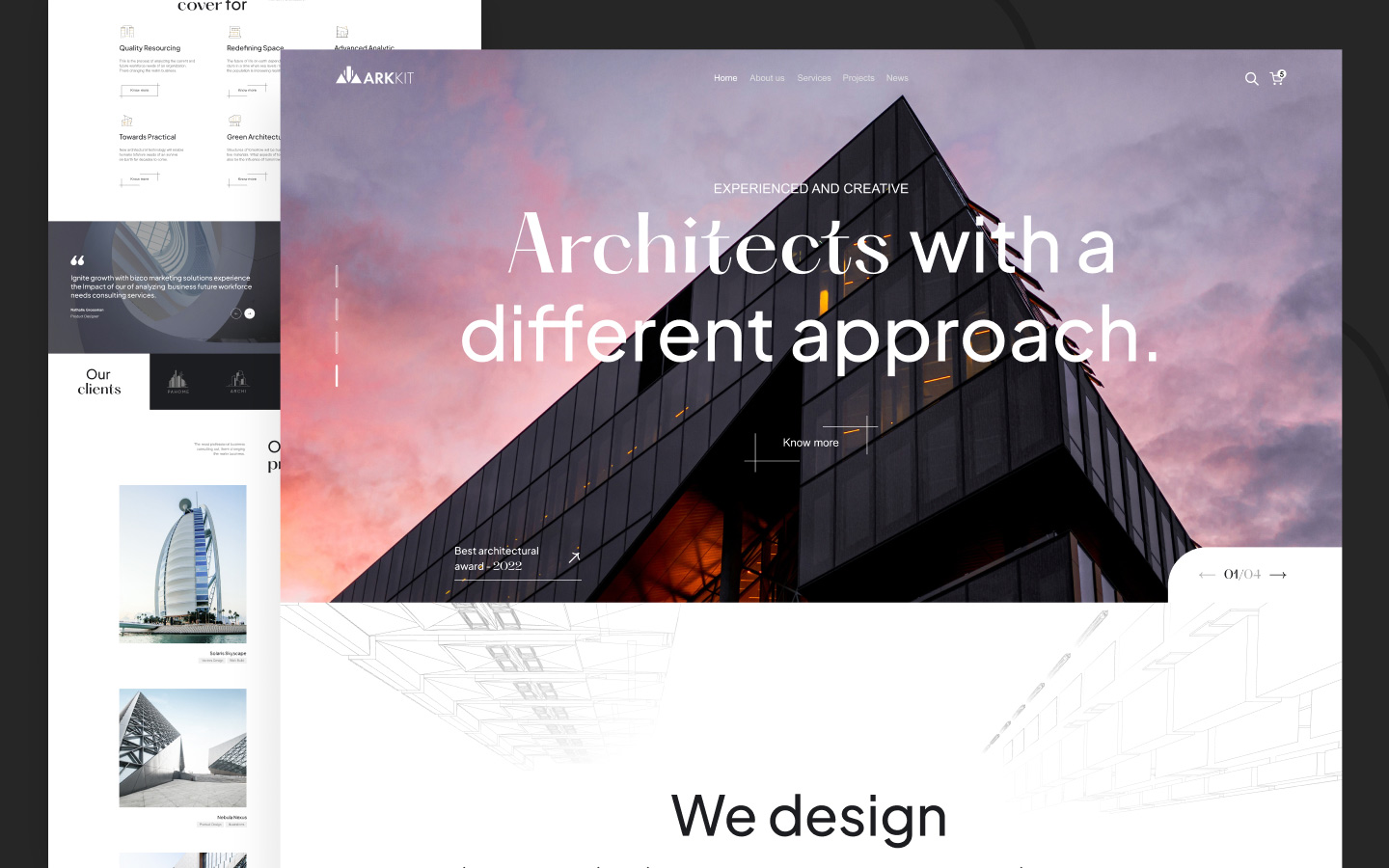 Arkkit - Architecture HTML5 Responsive Website Template