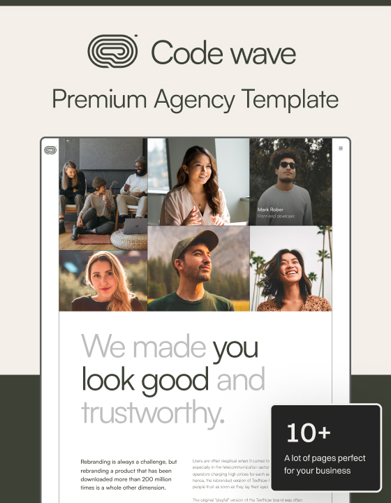 CodeWave - Agency HTML5 Responsive Website Template