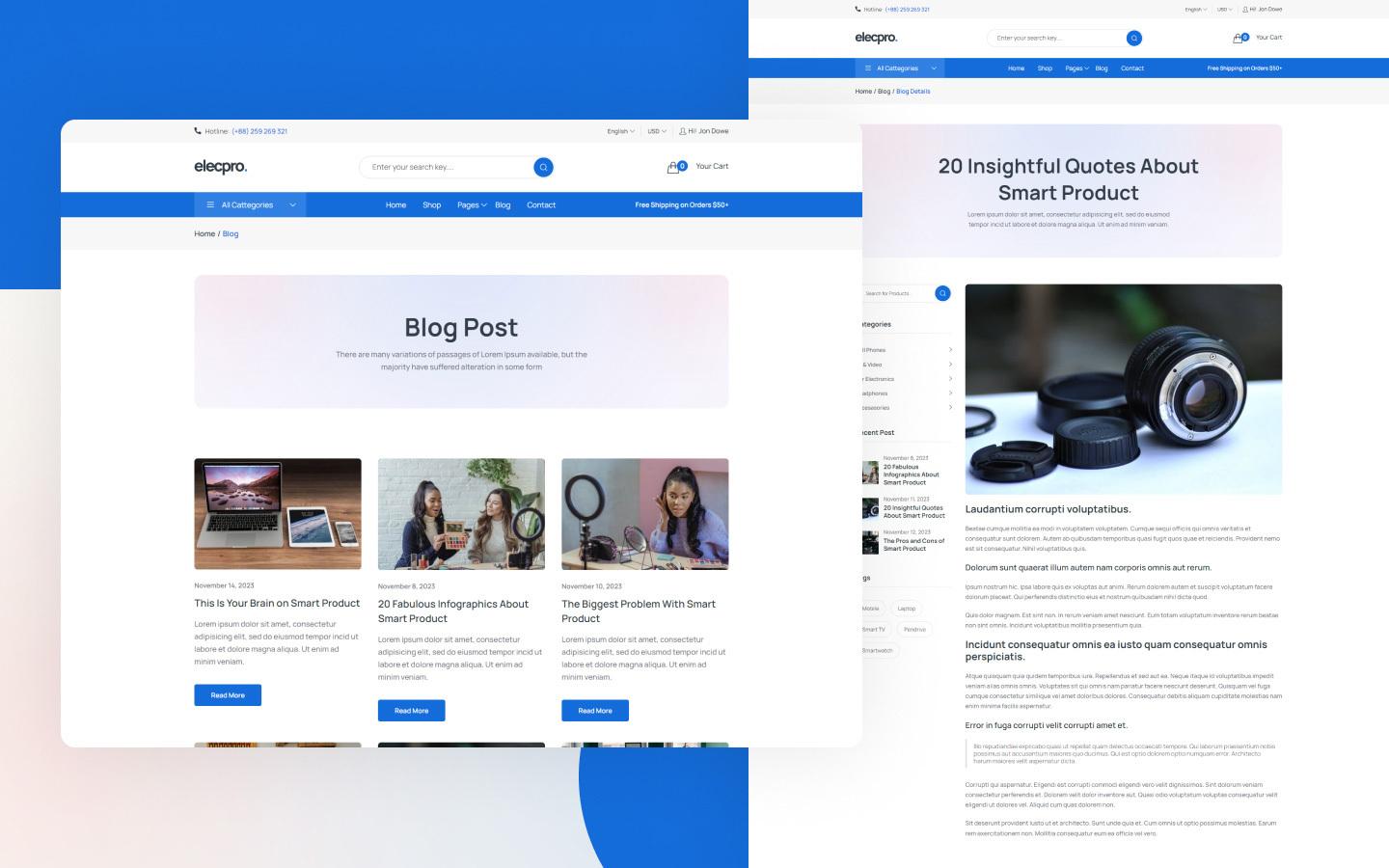 Elecpro - Retail HTML5 Responsive Website Template